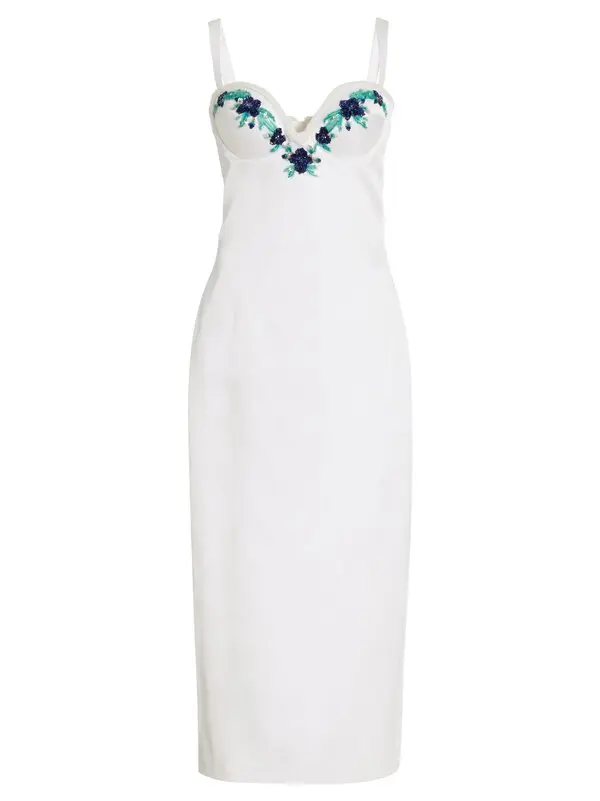 MISS SOHEE Iris Cupped Hourglass Dress - White