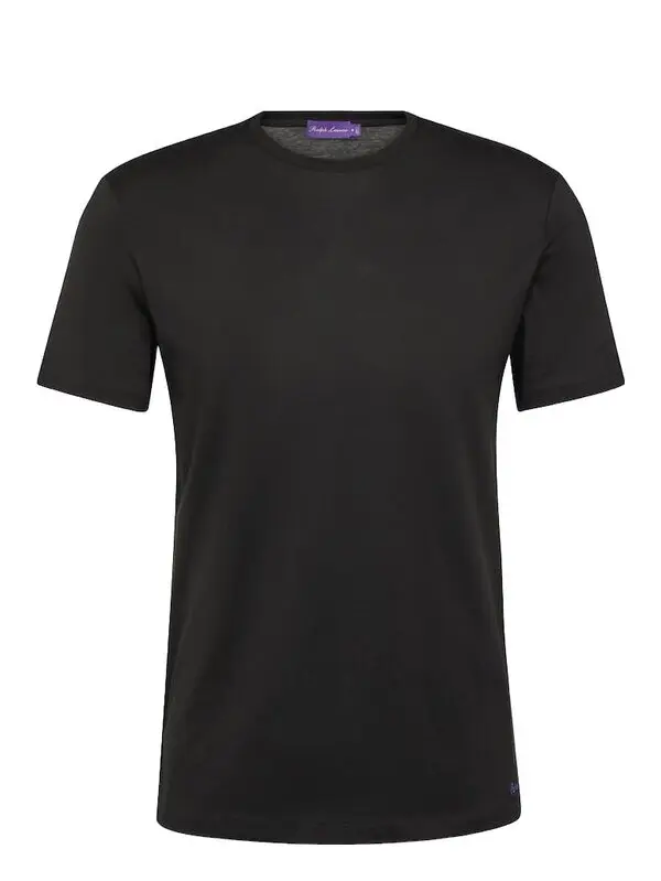Ralph Lauren Purple Label Cotton Jersey T-shirt - Black