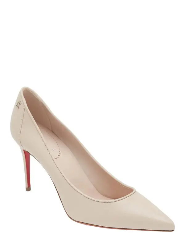 CHRISTIAN LOUBOUTIN Sporty Kate Pointed Toe Pump - F608 Leche/lin Leche