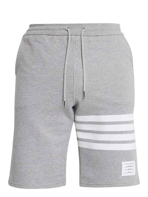 Thom Browne 4-bar Terry Sweat Shorts - Light Gray