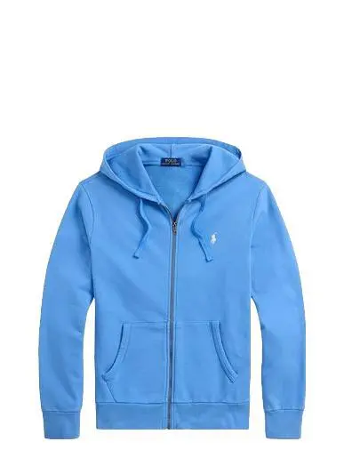 Polo Ralph Lauren Loopback Terry Full-zip Hoodie Sweatshirt - Blue