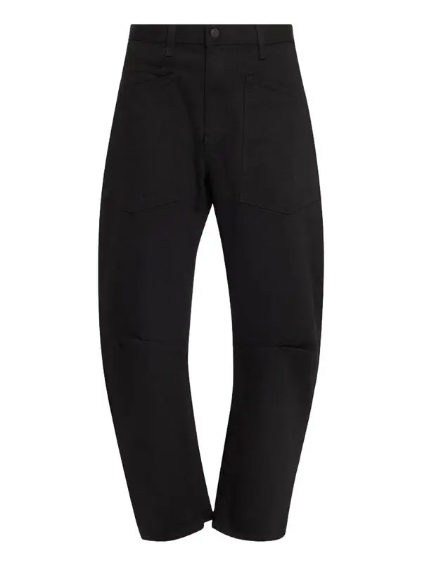 NILI LOTAN Shon Barrel Jeans - Black