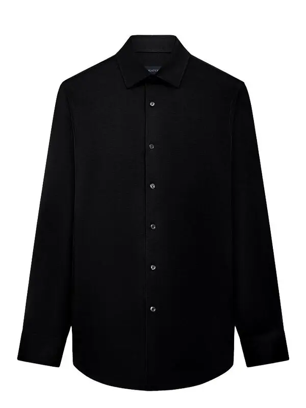 Bugatchi Ooohcotton Tech Button-up Shirt - Black