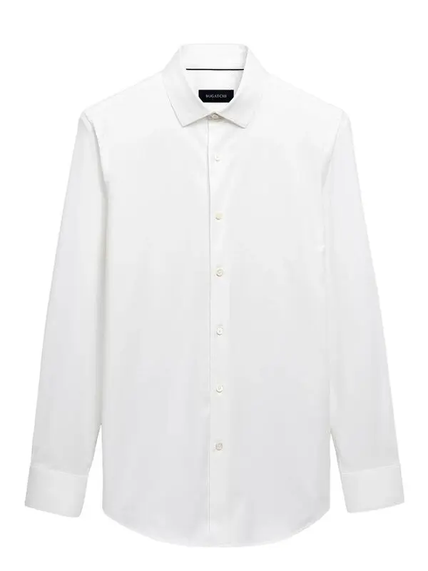 Bugatchi Ooohcotton Tech Button-up Shirt - White