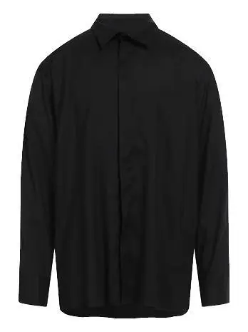 MSGM Shirt Military Size Viscose, Polyester - Black