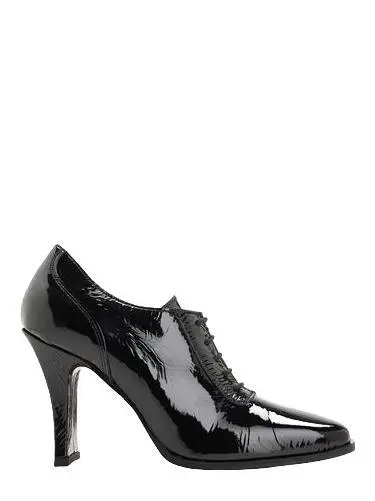 8 BY YOOX Leather Heeled Lace-up Shoes - Black