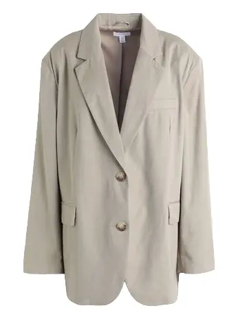 Topshop Single-breasted Blazer - Beige
