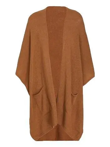 8 BY YOOX Long Cape With Pockets - Brown