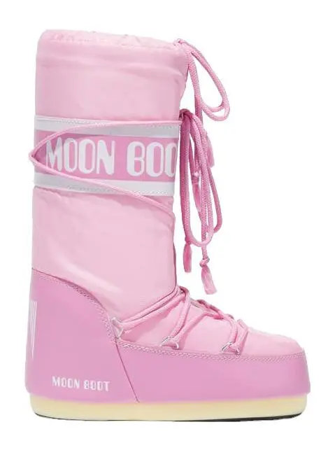 Moon Boot Icon Water Repellent Boots - Pink/pink