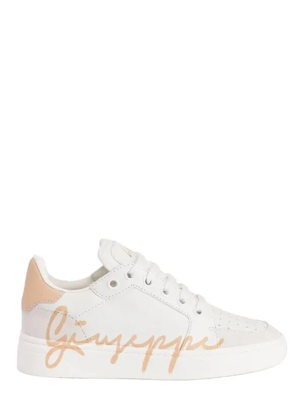 GIUSEPPE ZANOTTI Logo-print Sneakers - White
