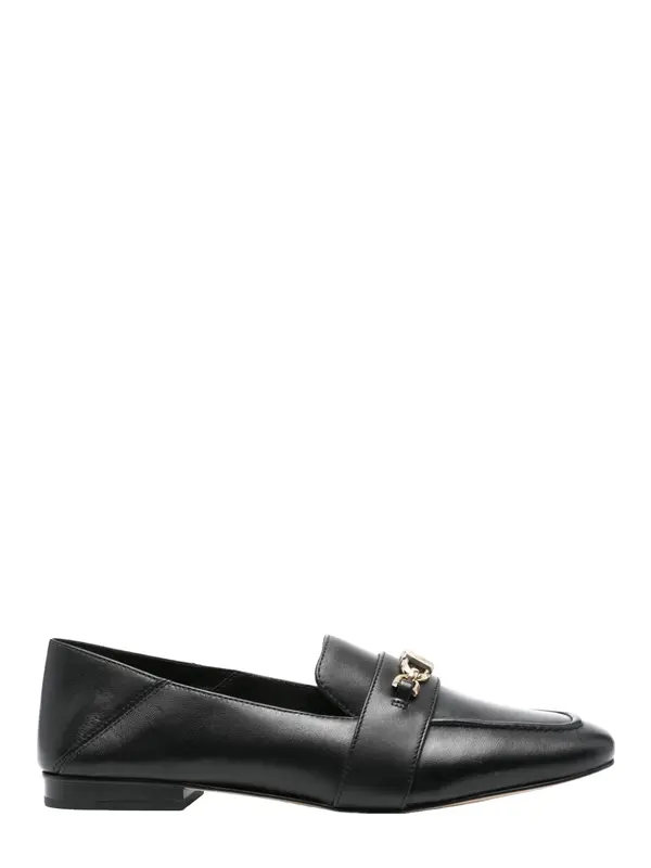 Michael Kors Leather Loafers - Black
