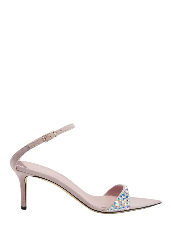 GIUSEPPE ZANOTTI Intriigo Queen 70mm Crystal Sandals - Pink