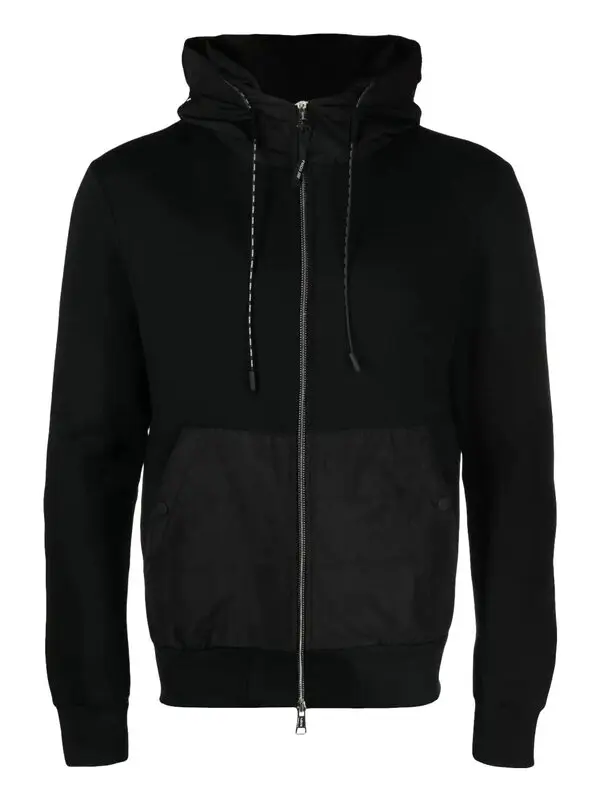 Pmd Panelled Drawstring-hood Jacket - Black