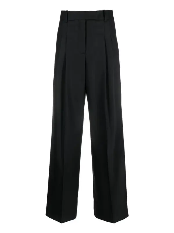 BY MALENE BIRGER Cymbaria Wide-leg Trousers - Black