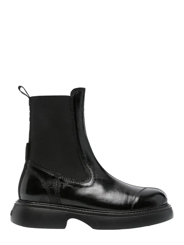 GANNI 30mm Chelsea Boots - Black