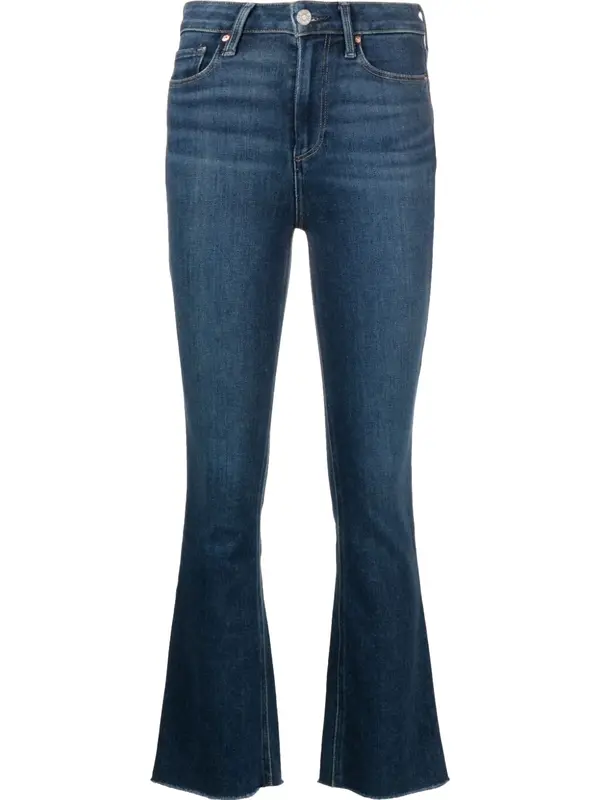 Paige Claudine Flare Leg Jeans - Blue