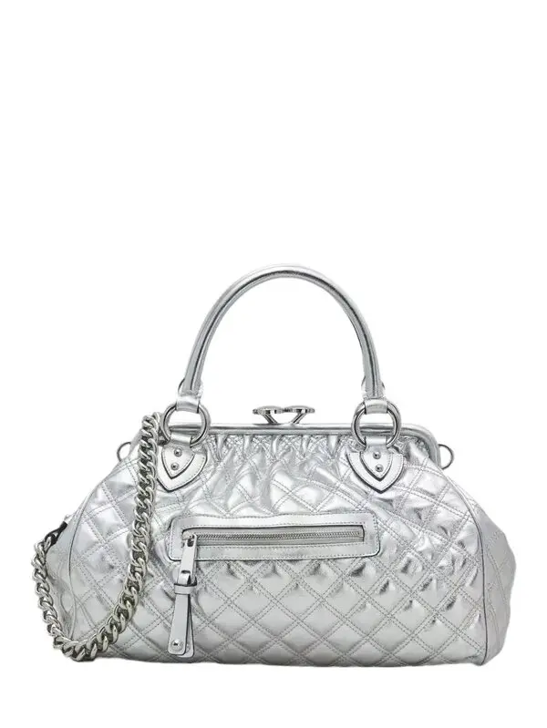Marc Jacobs Re-edition Quilted Stam Bag - Silver