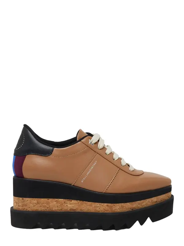 Stella McCartney 80mm Sneak-elyse Platform Sneakers - Brown