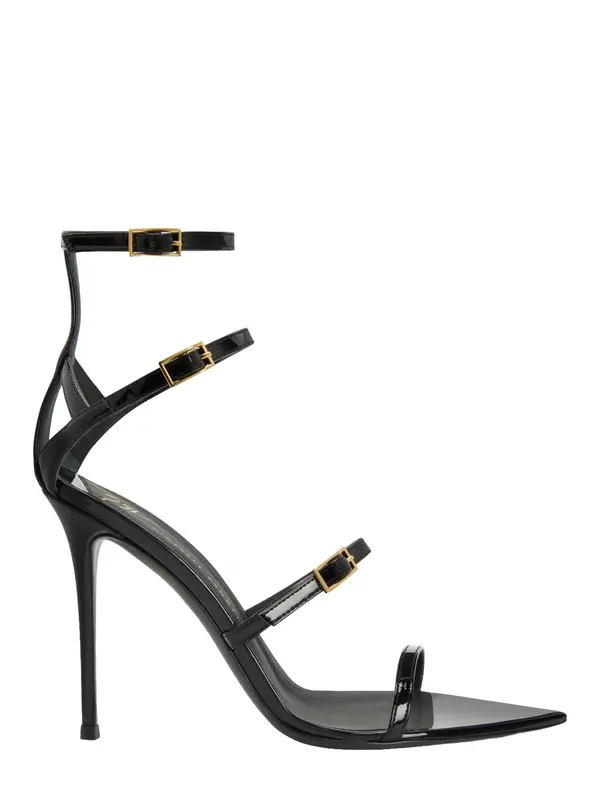 GIUSEPPE ZANOTTI 105mm Intriigo Abely Sandals - Black
