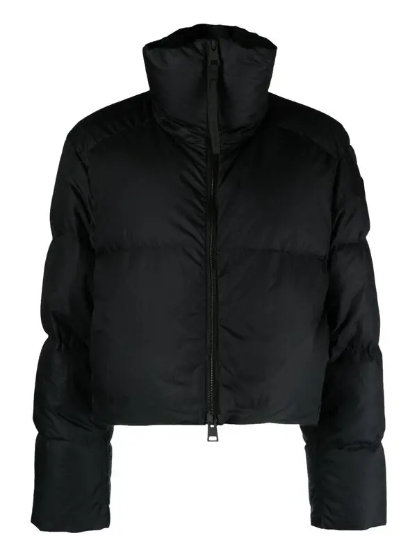 Canada Goose Garnet Cropped Puffer Jacket - Black