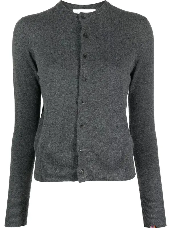 EXTREME CASHMERE X Button-up Cashmere Cardigan - Grey