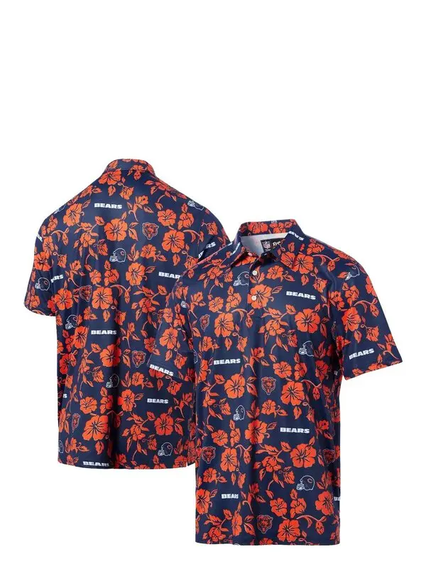 Reyn Spooner Chicago Bears Pua Performance Polo - Navy