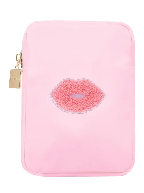 BLOC BAGS Mini Kiss Cosmetics Bag - Baby Pink