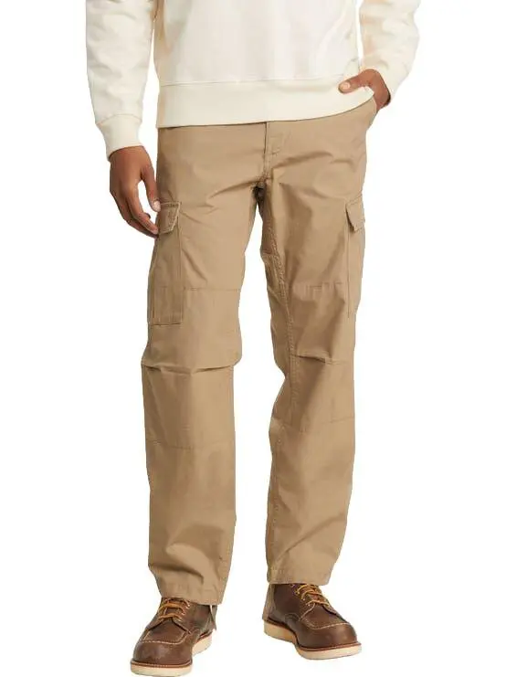 Carhartt Work In Progress Aviation Ripstop Cotton Cargo Pants - Leather (rinsed)