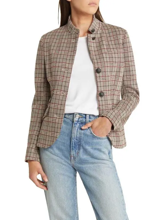 Rag & Bone Slade Plaid Blazer - Greyplaid