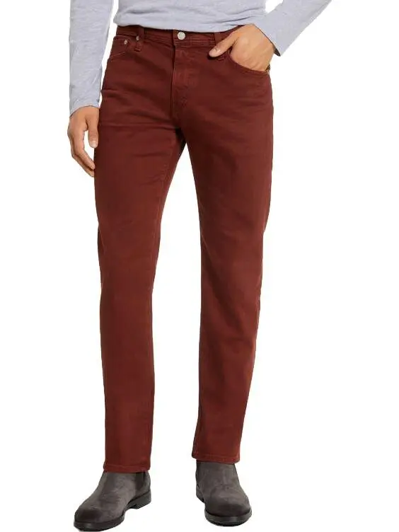 Ag Tellis Slim-fit Jeans - 7 Years Sulfur Rich Crimson