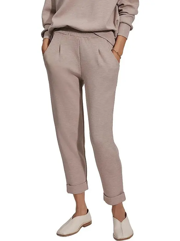 Varley The Rolled Cuff Pants - Taupe Marl