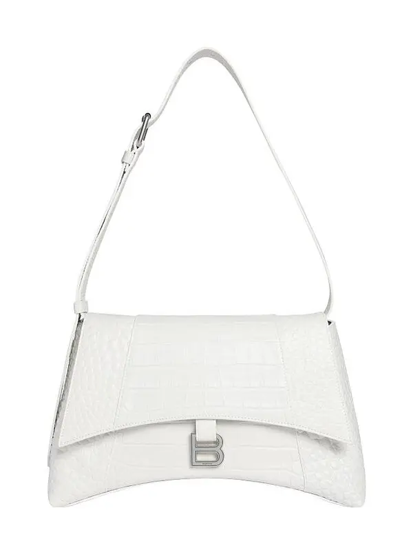 Balenciaga Downtown Mini Shoulder Bag - White