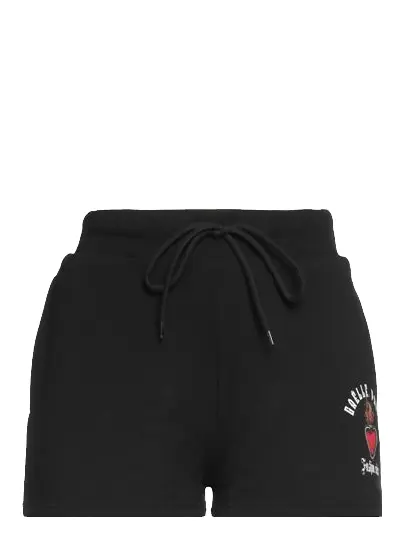 GAËLLE PARIS Cotton Shorts - Black