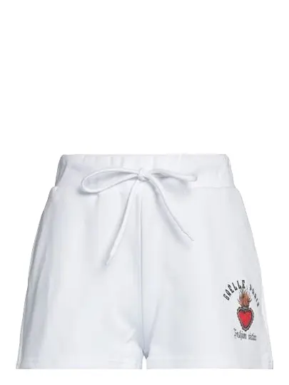 GAËLLE PARIS Cotton Shorts - White