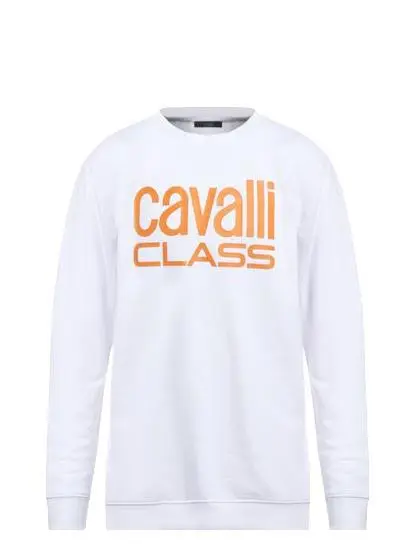 Roberto Cavalli Cotton-blend French Terry Sweatshirt - White