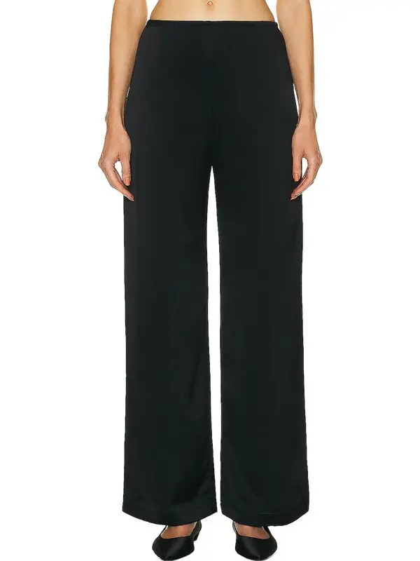 LESET Barb Wide Leg Pant - Black