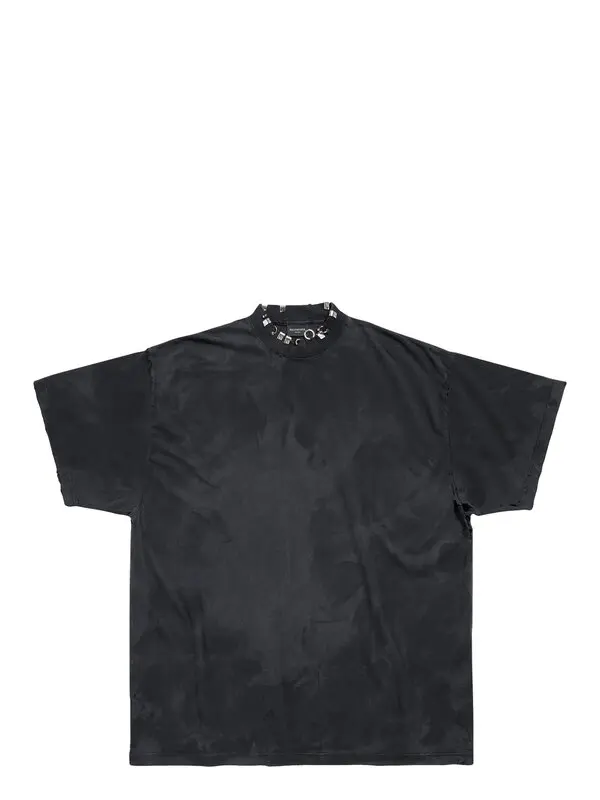 Balenciaga Oversized Piercing T-shirt - Black