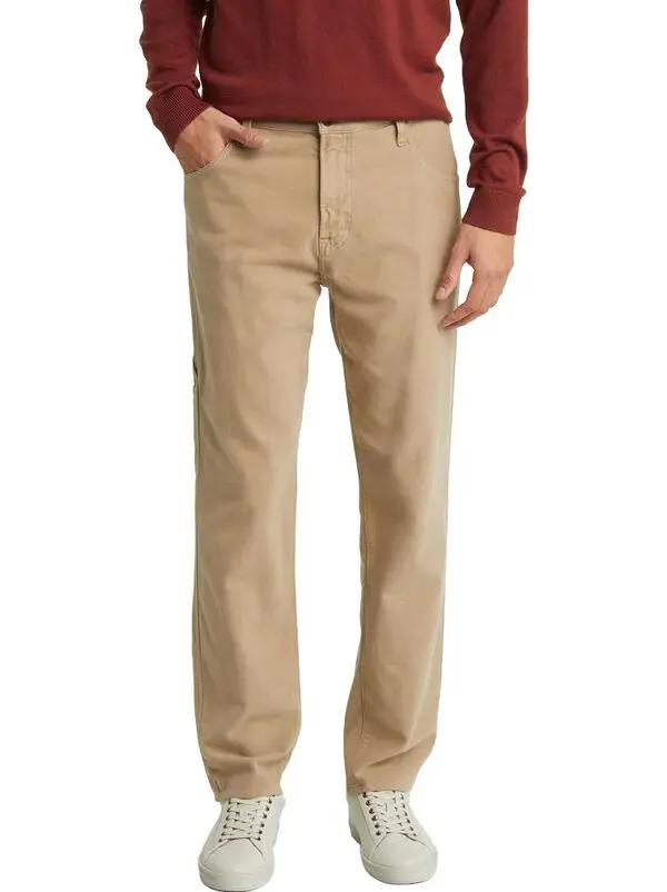 Ag Wells Tapered Moleskin Carpenter Pants - Barley Harvest