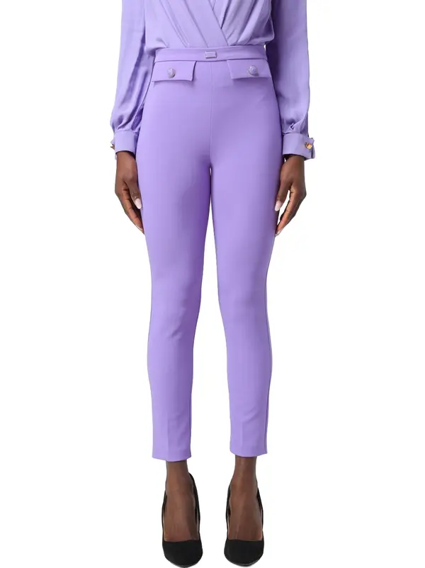Elisabetta Franchi Trousers - Violet