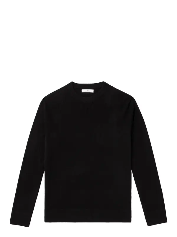 Mr P. Wool And Cashmere-blend Sweater - Black
