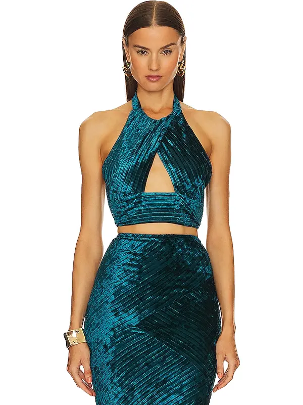 MICHAEL COSTELLO X Spencer Top - Teal