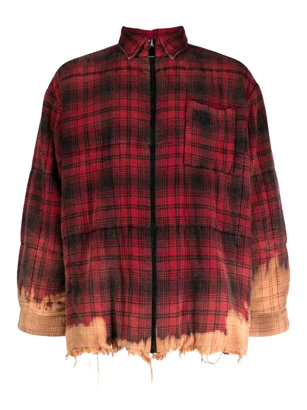 Natasha Zinko Check-pattern Shirt - Red