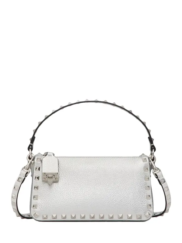 Valentino Garavani Small Rockstud Crossbody Bag - Silver