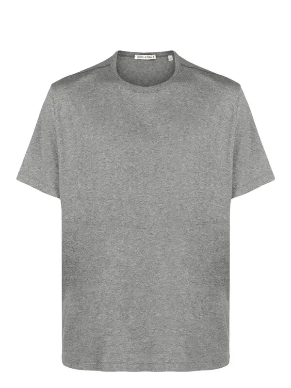 Our Legacy Round-neck Cotton T-shirt - Grey