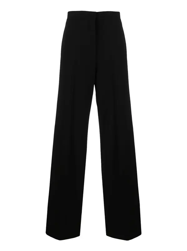 BLANCA VITA Persea High-waisted Palazzo Trousers - Black