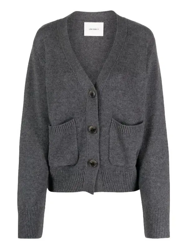 LISA YANG Danni Cashmere Cardigan - Grey