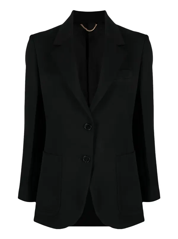 Victoria Beckham Gabardine Single-breasted Blazer - Black