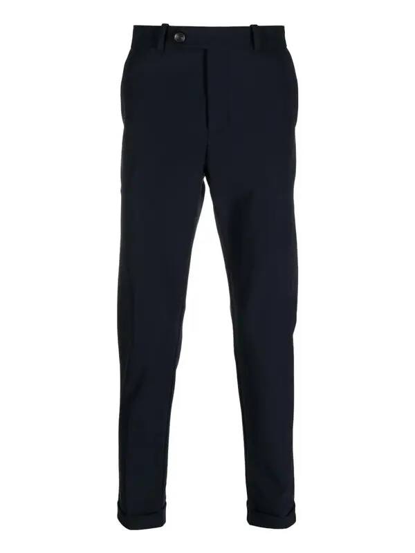 RRD Tapered Trousers With Logo Patch - Blue