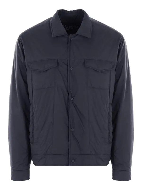 Herno Padded Overshirt - Blue