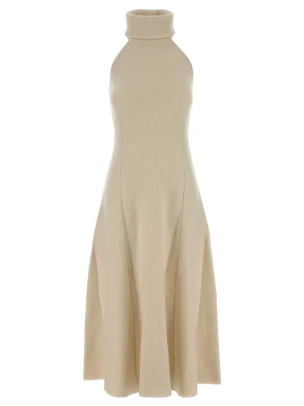 Magda Butrym Wool Blend Dress - White
